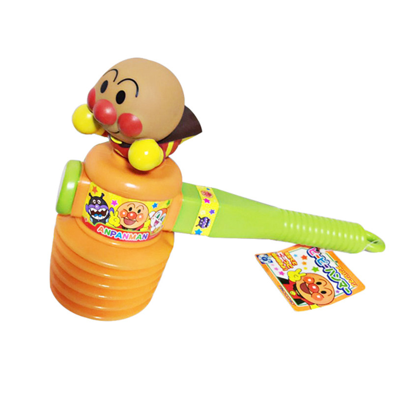 Anpanman Knocking Hammer Toy - Authentic Japanese Bread Superman