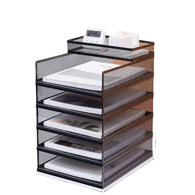 A3 desktop file box file basket A4 setting storage frame storage frame ...