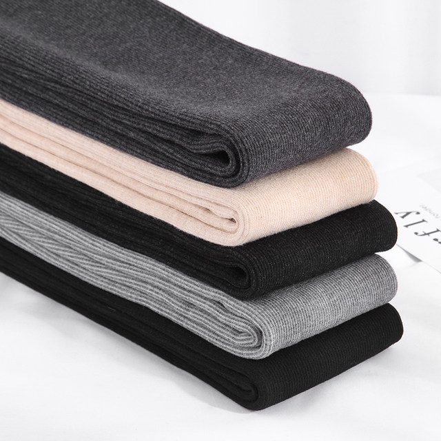 2019 new leggings female plus velvet thick autumn and winter gray ...