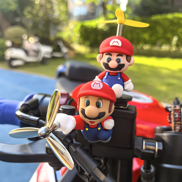 3D Flying Mario 9 Mavericks electric car ornaments motorcycle Yadi ...