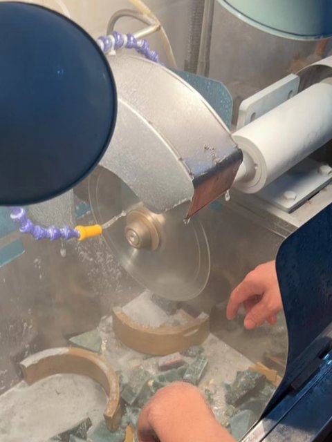 Single -headed single saw machine 750W high -power jade cutting machine ...