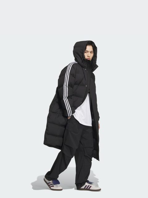 600 long warm hooded duck down jacket bread suit men adidas official squash