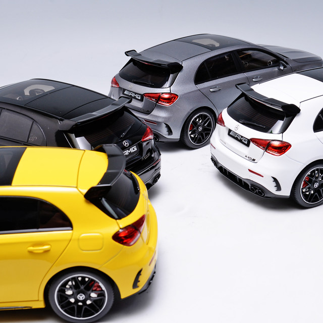 NZG 1:18 Mercedes-Benz A45 AMG, various colors available, alloy full ...