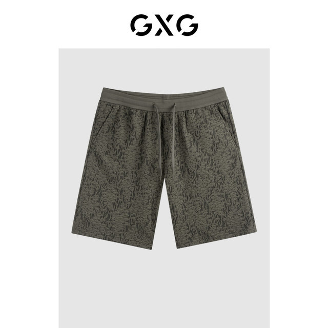GXG men's clothing mall same -end texture tither knitted shorts casual beach pants 24 years of ...
