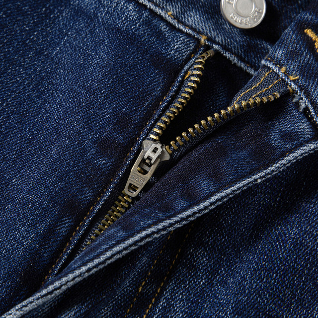 gxgjeans men's jeans 2024 winter new style blue loose straight long ...