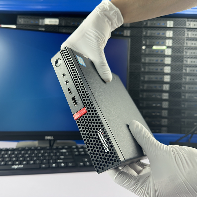 Lenovo micro mini desktop computer ThinkCentre commercial office 4K HD ...