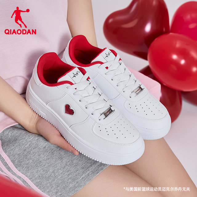 Jordan couple sneakers for women, autumn red new Valentine's Day shoes ...