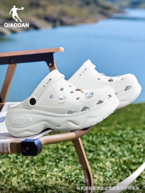 Jordan Burger Croc Shoes for Women 2025 Summer New Non-Slip Breathable ...