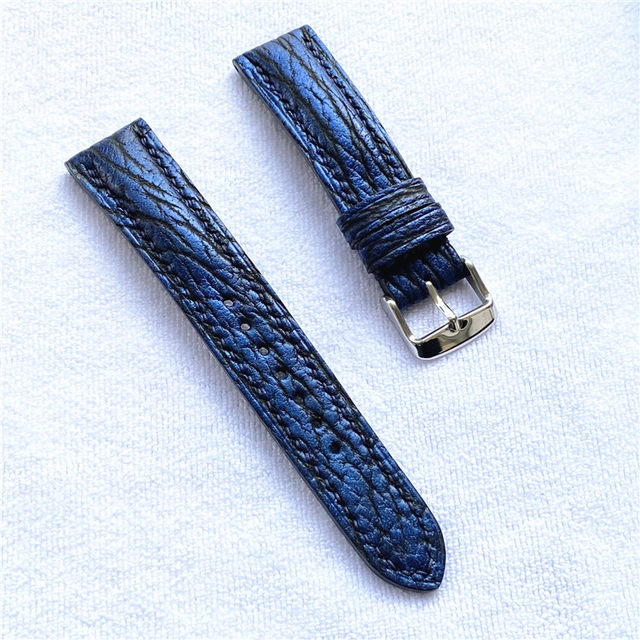Handmade customized genuine shark skin watch straps for men and women ...