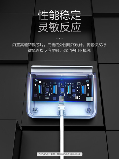 Pinsheng USB3.0 extender, one-to-four high-speed expansion dock, 4-port ...