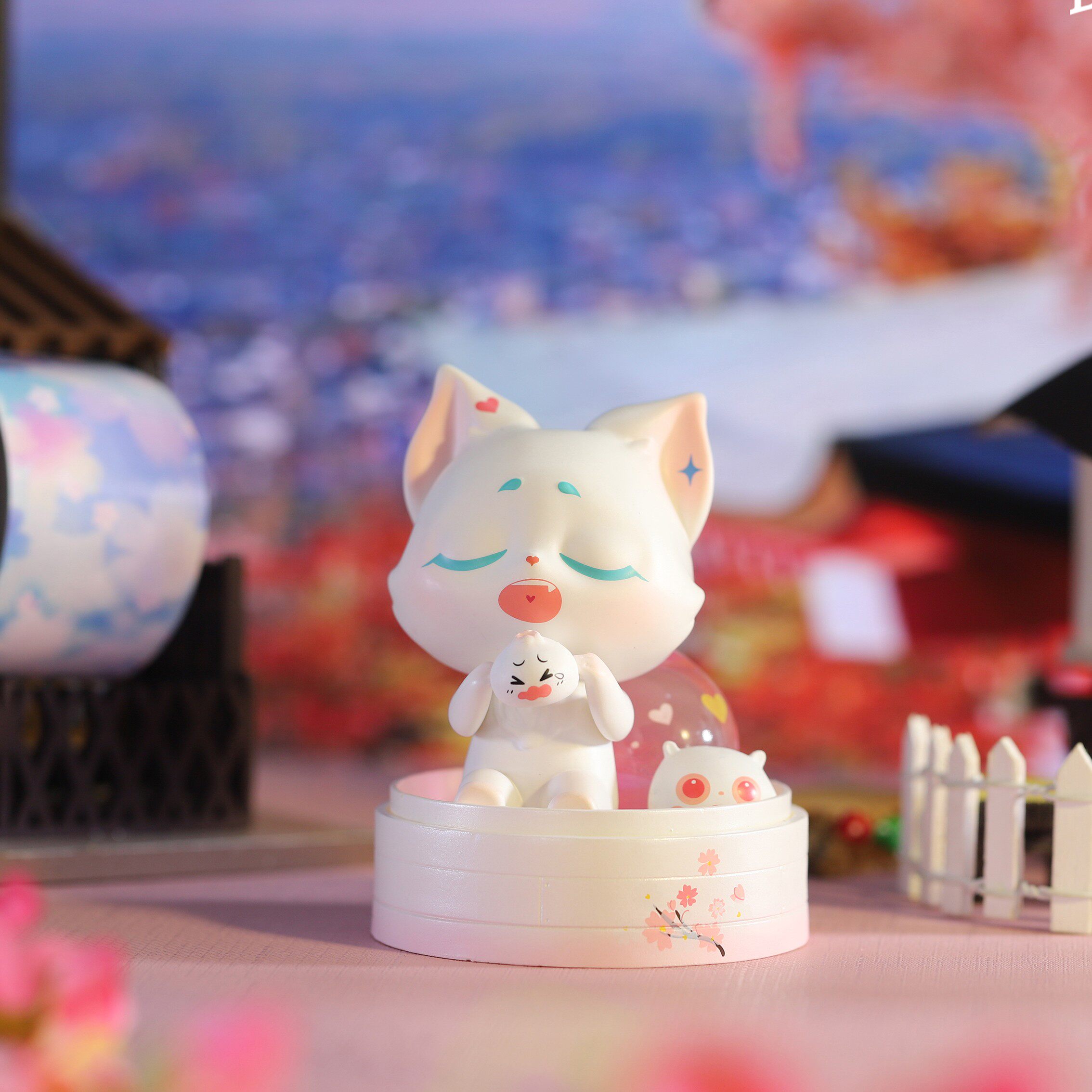 Gust Little Fox Blind Box Kori Cherry Blossom Animal Cute Cat Girl ...