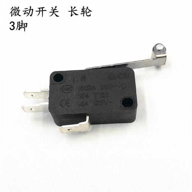 Micro switch limit switch Self -reset switch Long wheel 3 pin KW 16 (5 ...