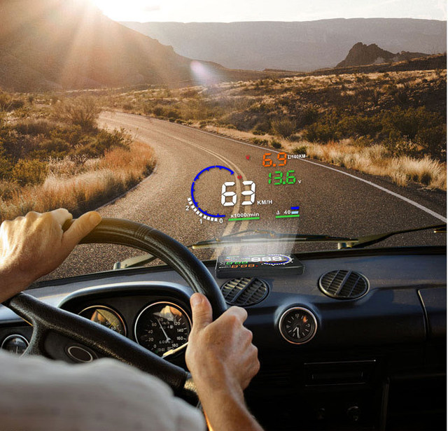 Car HUD head-up display HUD car HUD universal high-definition driving ...