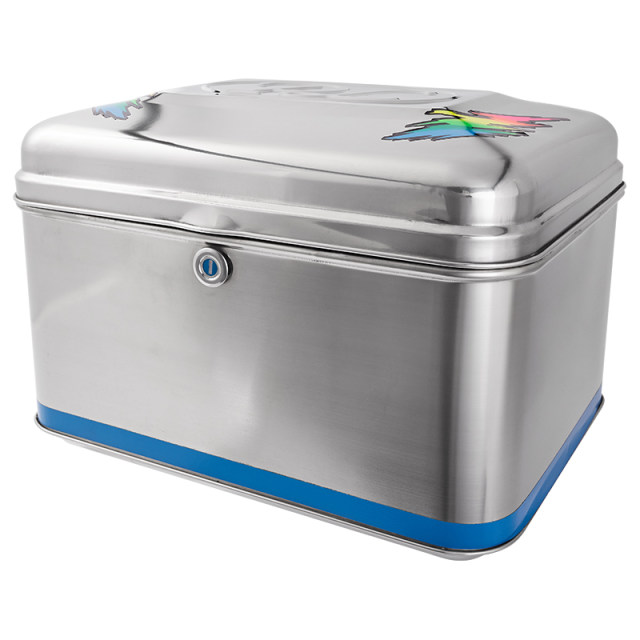 Electric vehicle stainless steel rear trunk motorcycle large and small ...