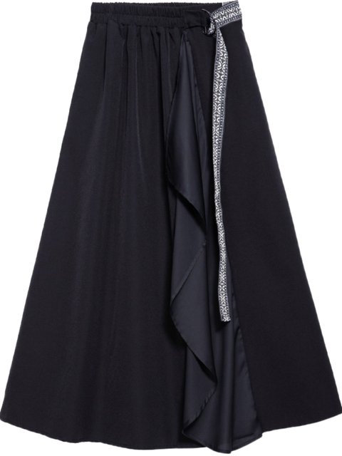 Diablo Samsung Spring and Autumn Period Women's Skirts Slot Stitch ...