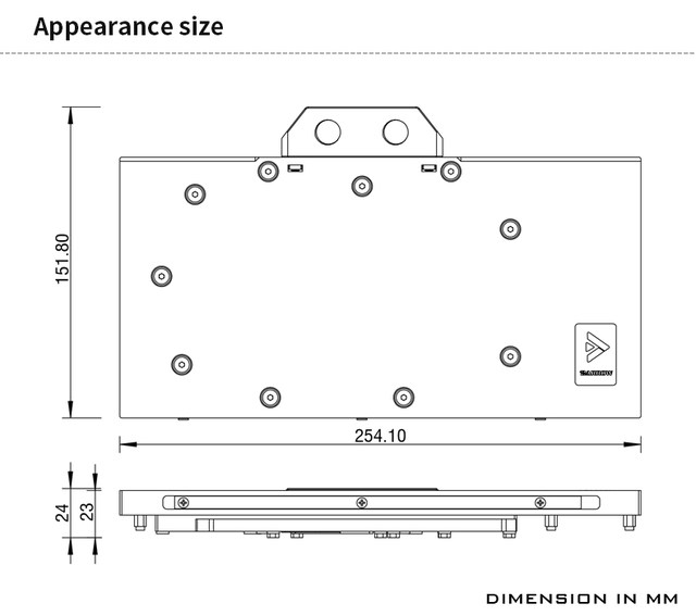 BARROW MSI Dragon Super Dragon 4090 Full coverage graphics card cold ...