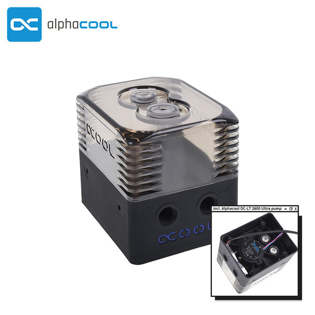 Alphacool water pump water tank integrated D5/DDC/DC-LT pump version