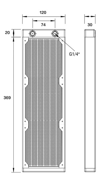 Zunjiang copper pure copper condensing high-end computer radiator split ...