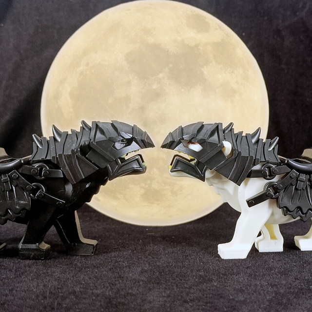 Third-party figure accessories Magic rings, rings, throne wolf mounts ...