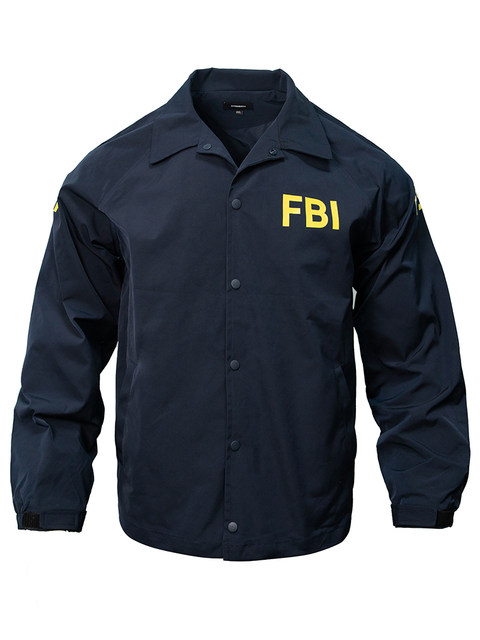 American FBI clothes coach jacket Men spring and autumn Outwear Loose ...