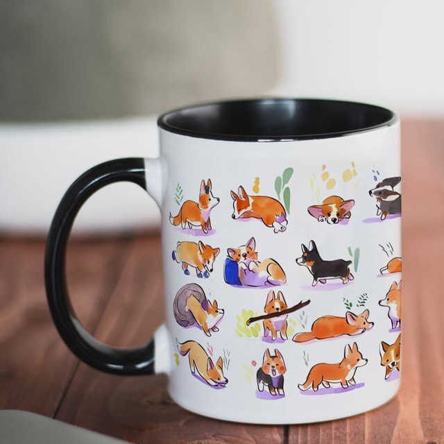Corgi has a short leg at home. Birthday gift mug for Corgi lovers ...