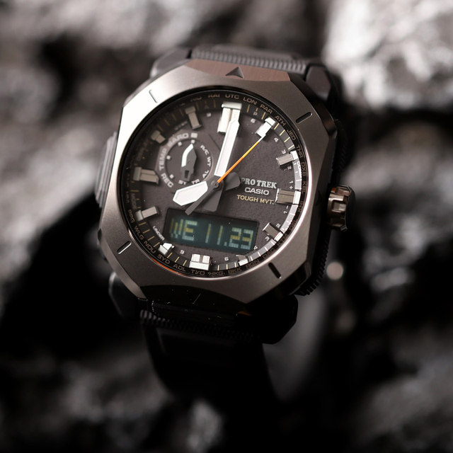 Casio men's watch protrek outdoor mountaineering watch sports ...