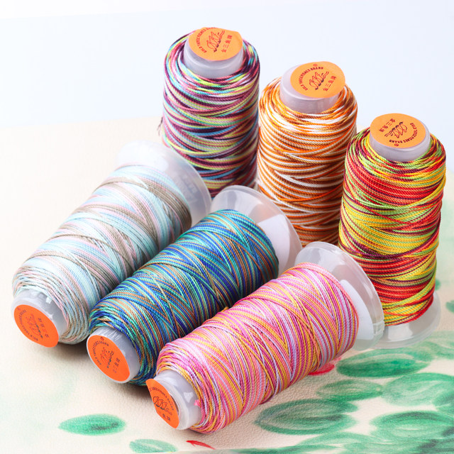 Golden Sanyu 3691215 strands of segment-dyed thread braided bracelet ...