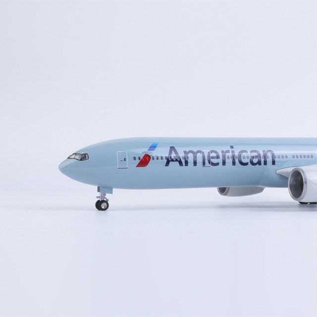 American Airlines Boeing 777 simulated passenger aircraft model boys gifts