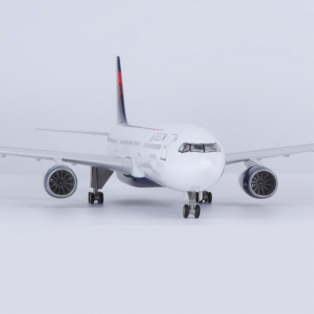 Delta Airlines Airbus A330 simulated passenger aircraft model boy gift ...