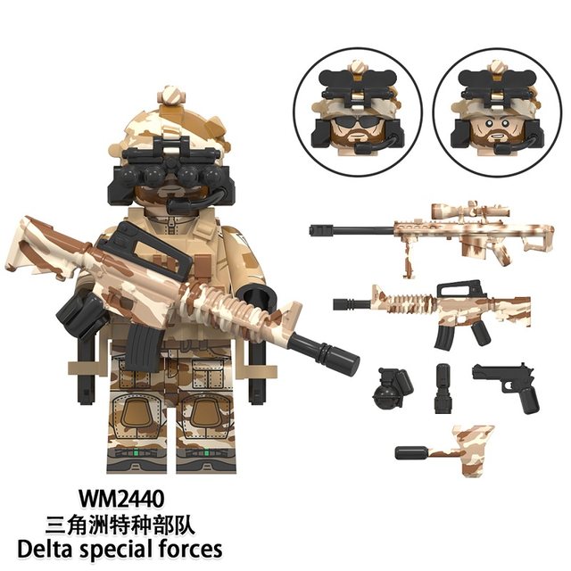 Compatible with LEGO Military WM6147 Air Service Snow Leopard SEAL Team ...