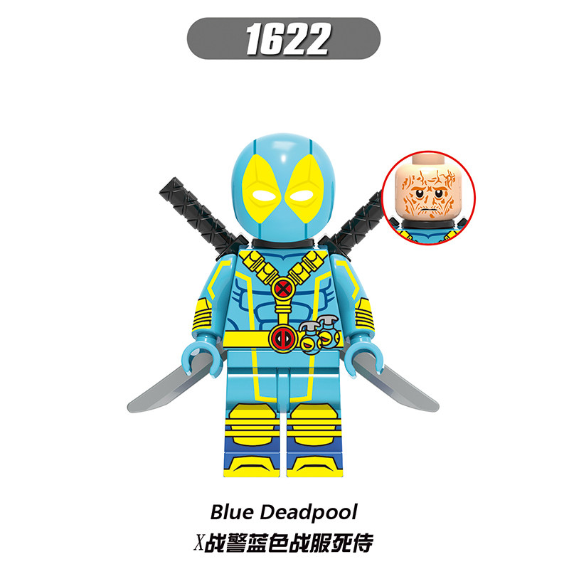 Compatible with LEGO superhero building block minifigure X0302 Deadpool ...
