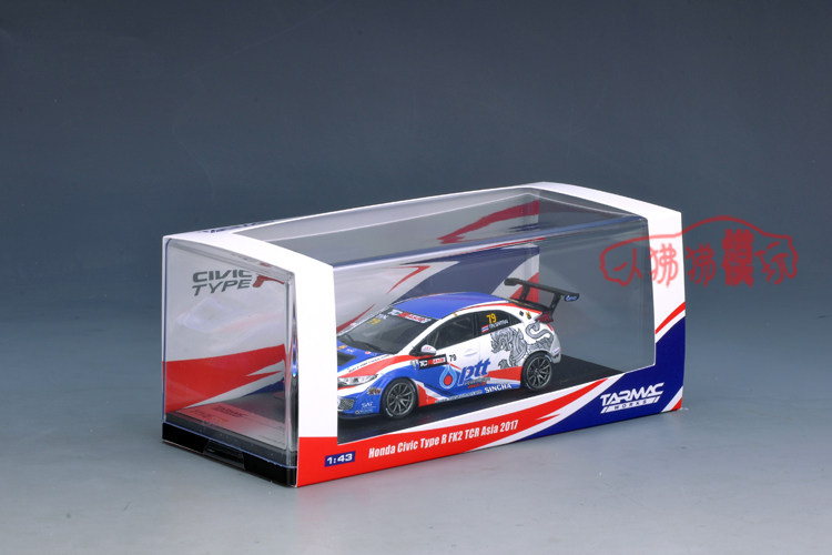 TW Spot Tarmac Works 1:43 Honda Civic Type R FK2 Car Model TCR Racing 79#