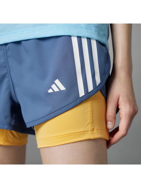 Adidas OTR E 3S 2IN1 S women's running two-in-one training shorts IK5016
