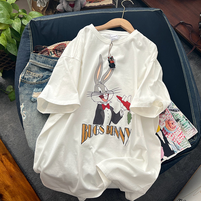 Medium-length large version A.D.Khal paper bag home pure cotton loose ...