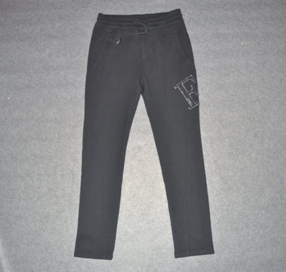 F Men's Winter Winter Wool Sweet Pants Fashion Embroidered Casual ...