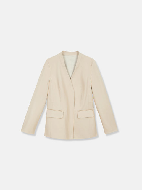 YINER specializes in autumn V-neck and one-handed long sheepskin ...