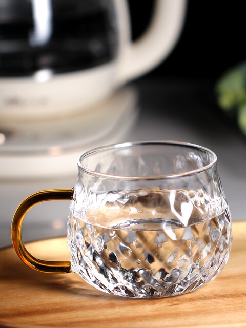 Simple high borosilic glass glass water cupless explosion -proof milk ...