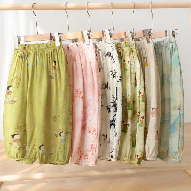 Chinese printed children's anti-mosquito pants for boys and girls ...