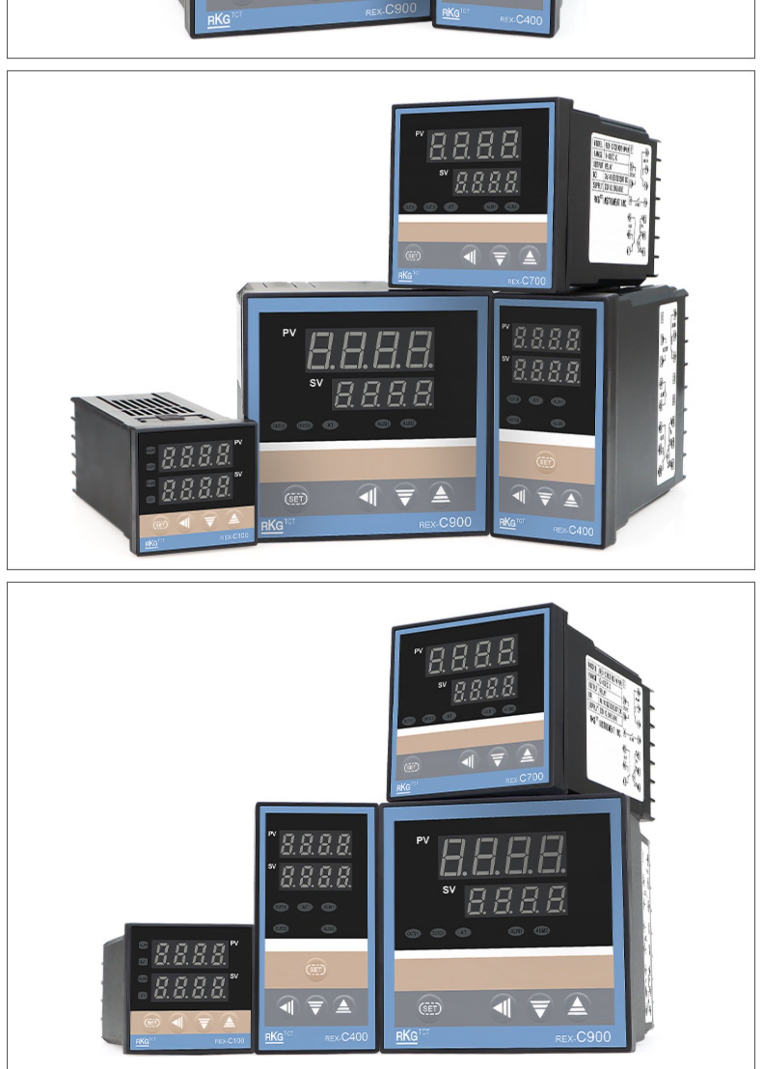 Thermostat REX-C100-C700 temperature controller digital display intelligent fully automatic ...