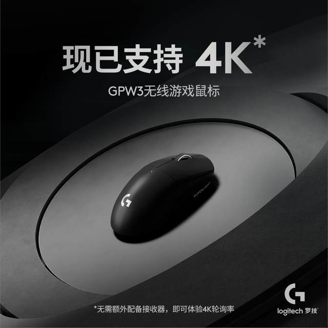 Logitech gpw3 bullshit king third generation wireless gaming mouse 8K dual-mode e-sports ...
