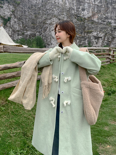 Loyal Dog Small Eight Pear-shaped Homemade X-Long Duffle woolen Coat ...