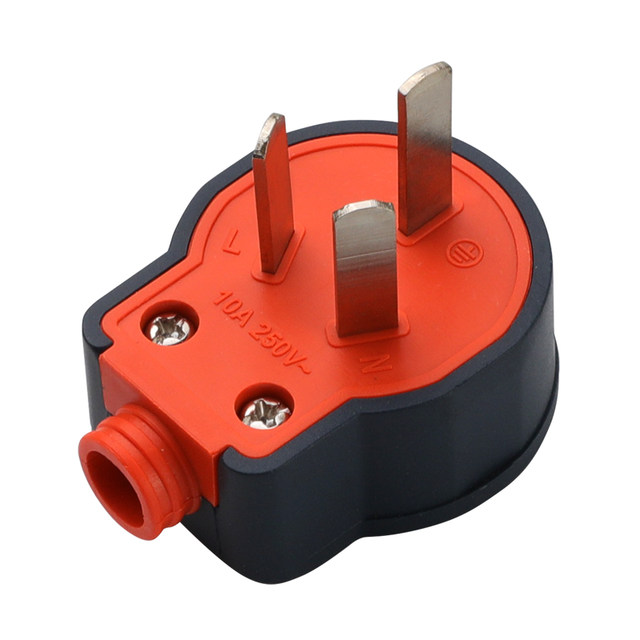 Pure copper three -footed three socket plugs 10/16 AND power 3 cut head ...