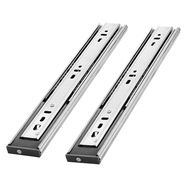 Gutet stainless steel drawer track three -section rail thickened buffer ...