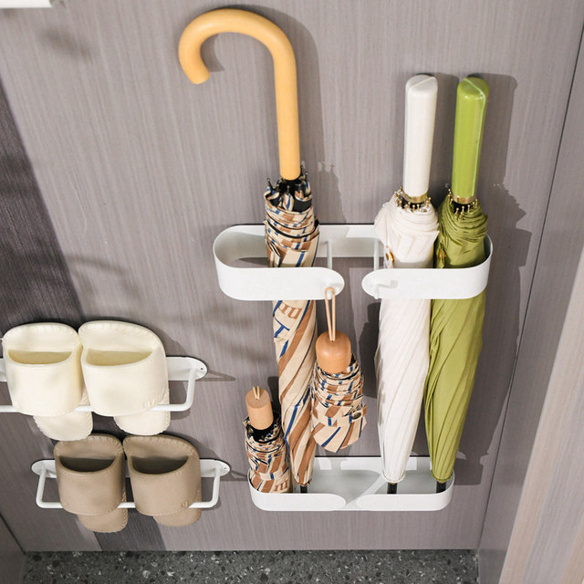 Magnetic umbrella storage box long short handle Household entrance anti ...