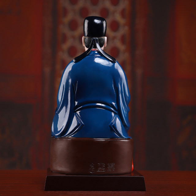 Dai Yutang's Ceramic Statue of the God of Wealth and Prosperity, a ...