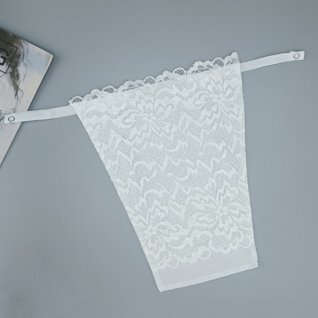 V-neck anti-light artifact one-piece tube top female lace sexy ...