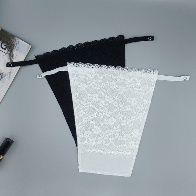 V-neck anti-light artifact one-piece tube top female lace sexy ...