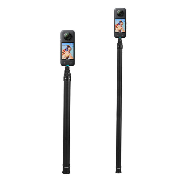 Insta360 extra long selfie stick carbon fiber GOPRO DJI mobile phone ...