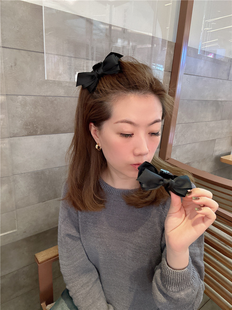 East Gate's same ribbon grabbing ins Girl network red double -layer bow ...