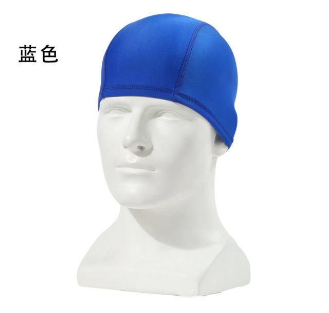 New solid color stylish comfortable swimming cap for men and women ...